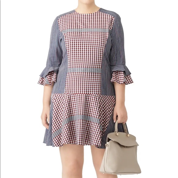 Badgley Mischka | Dresses | Badgley Mischka Mixed Pattern Dress | Poshmark